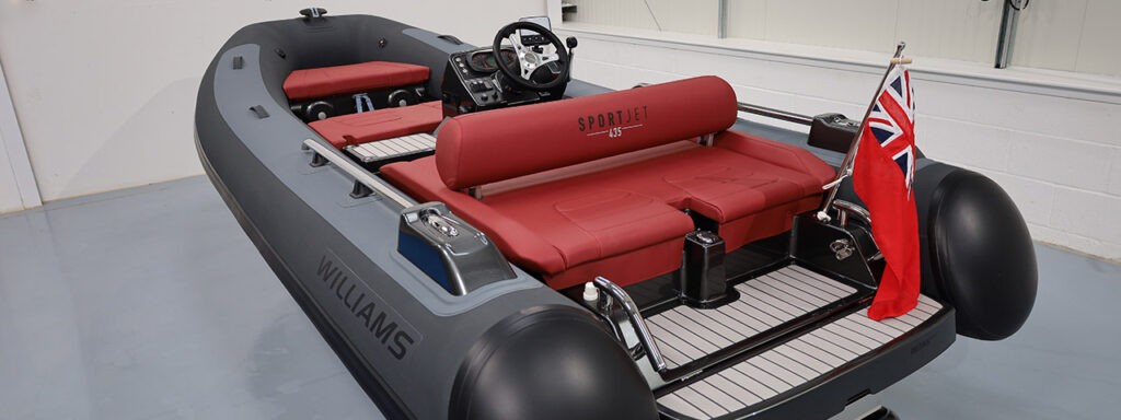 Custom edition Sportjet 435 showcased at Palma - Williams Jet Tenders